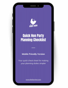 Hen Party Planning Checklist | The Foxy Hen