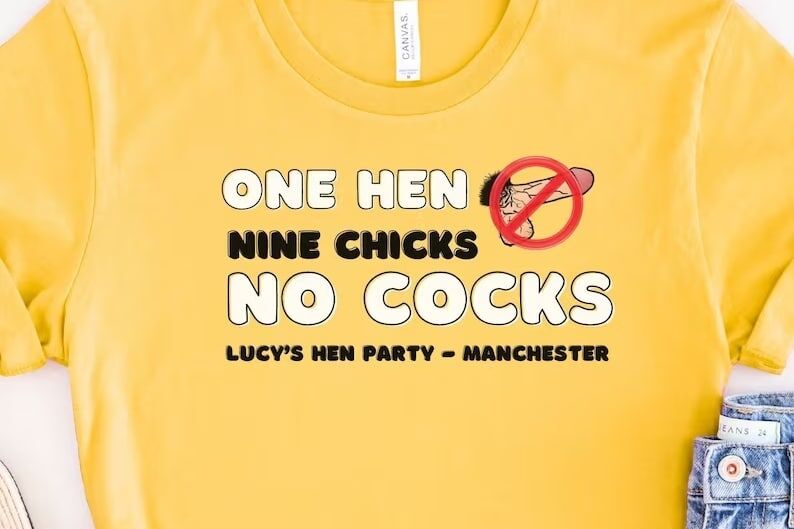 7 Funny Hen Party T-shirt Ideas | The Foxy Hen